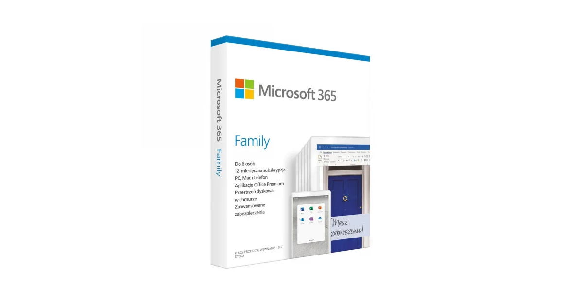 Microsoft 365 Family: pakiet Office 365 Home dla rodziny | home.pl